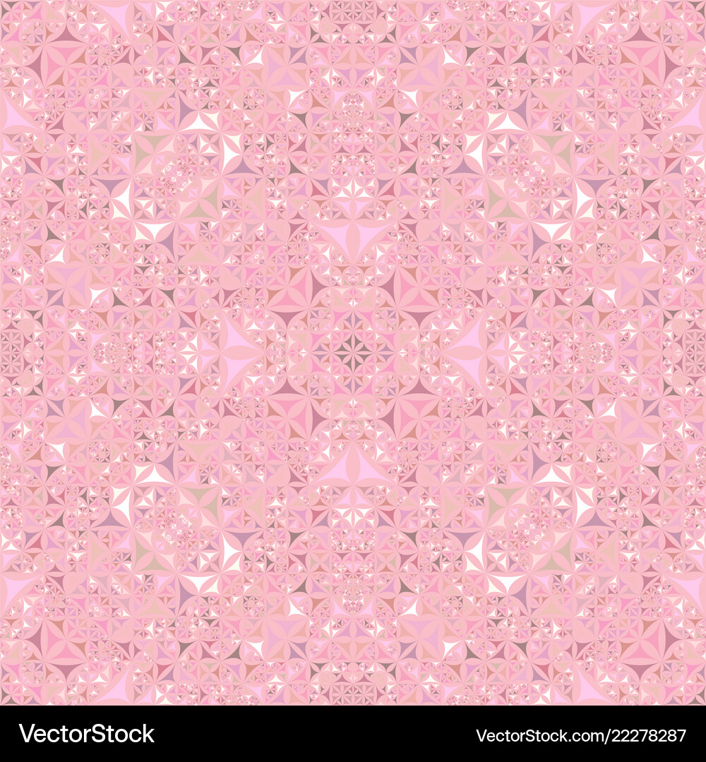 Pink seamless abstract curved shape kaleidoscope Vector Image