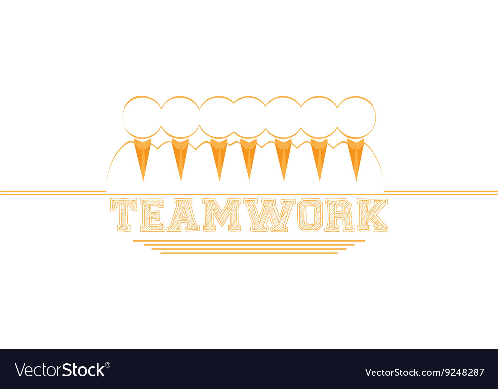 Teamwork Royalty Free Vector Image - VectorStock