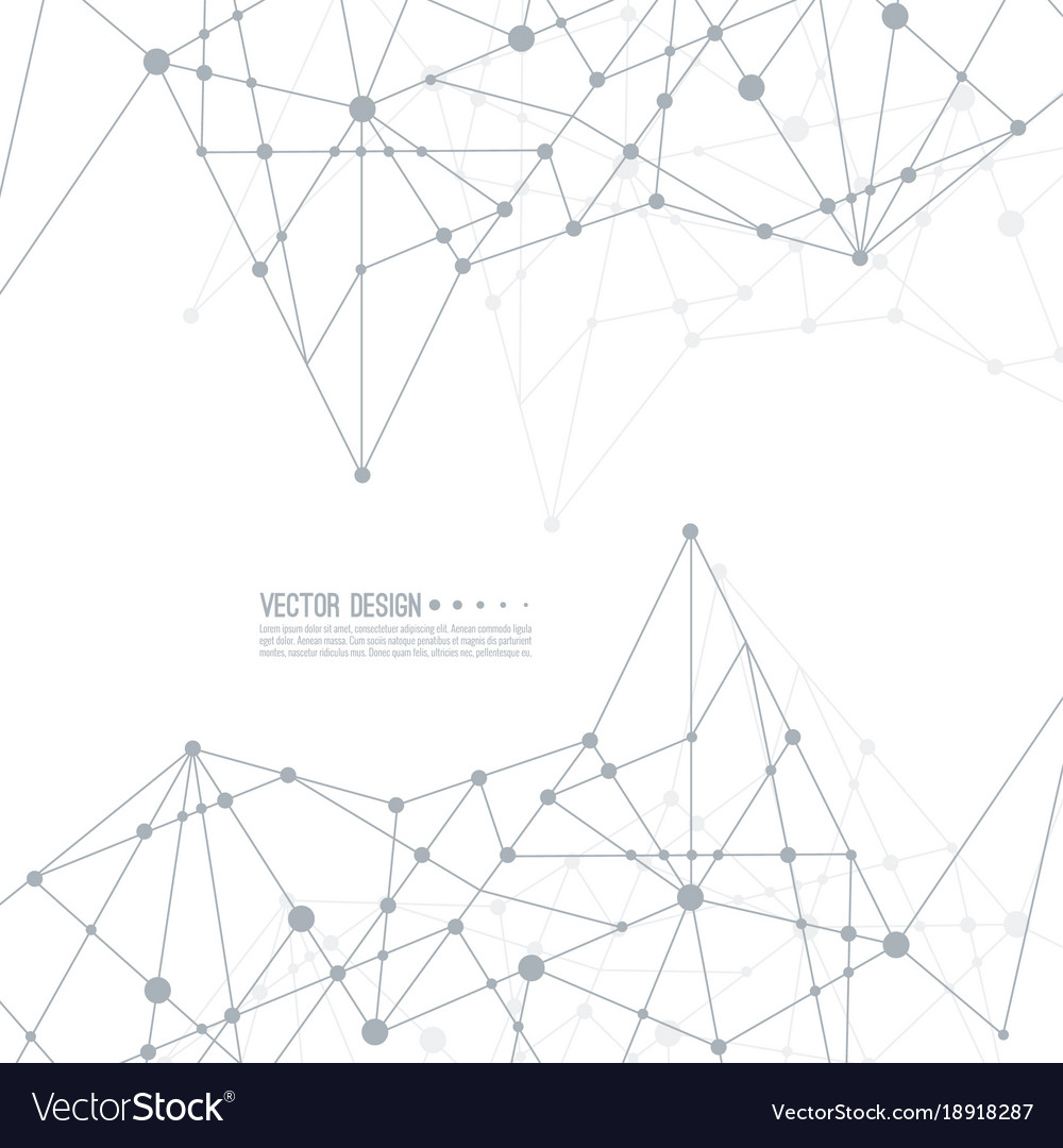 Virtual abstract background Royalty Free Vector Image