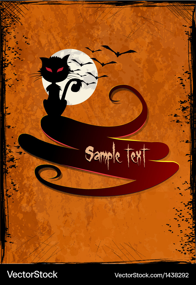 Halloween background Royalty Free Vector Image