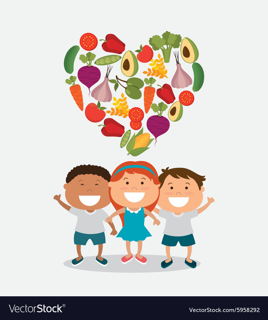 Kids nutrition design Royalty Free Vector Image