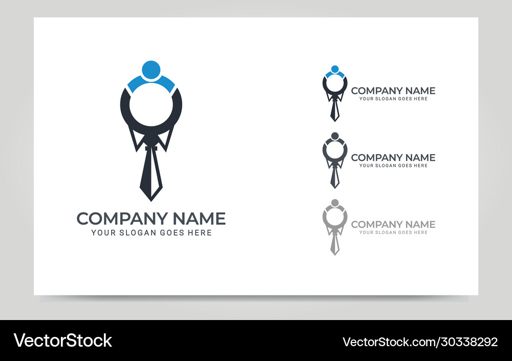 Modern search logo design template editable Vector Image