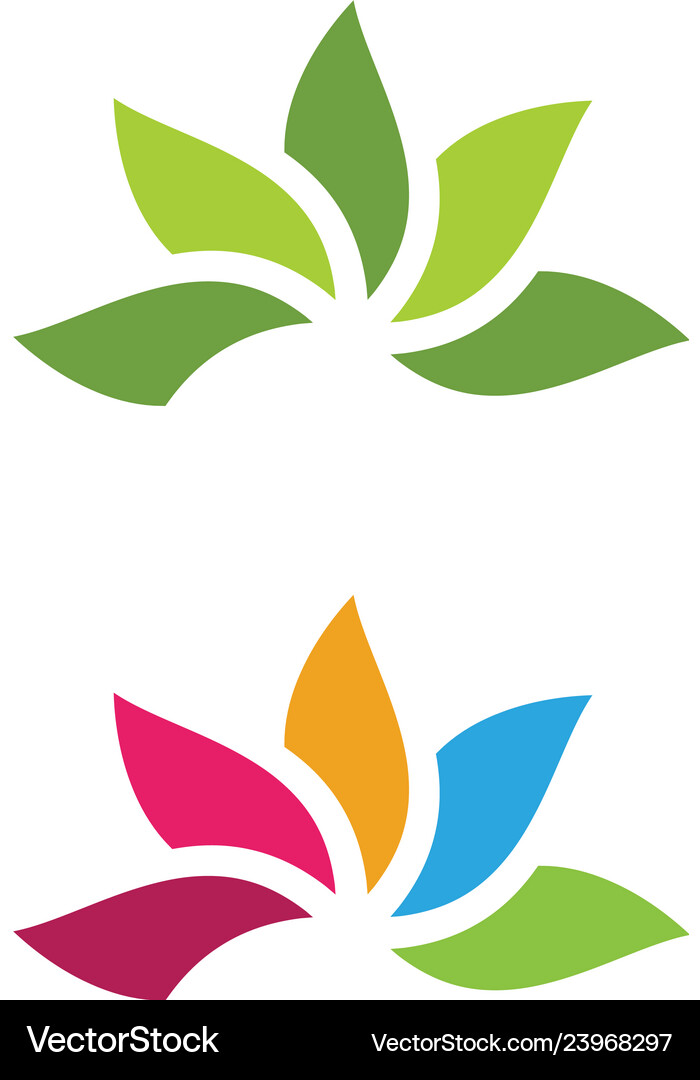 Beauty icon flowers design Royalty Free Vector Image