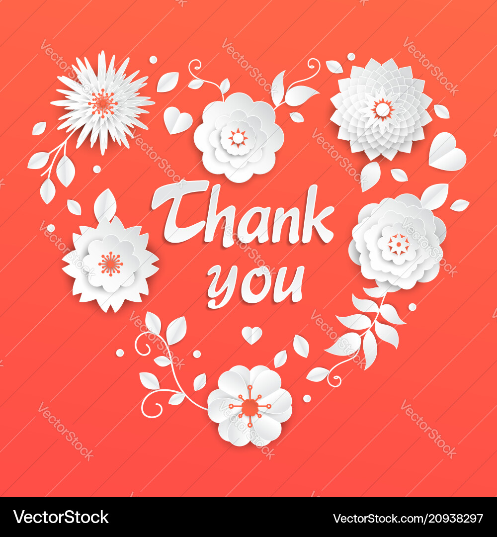 Thank you - modern colorful Royalty Free Vector Image