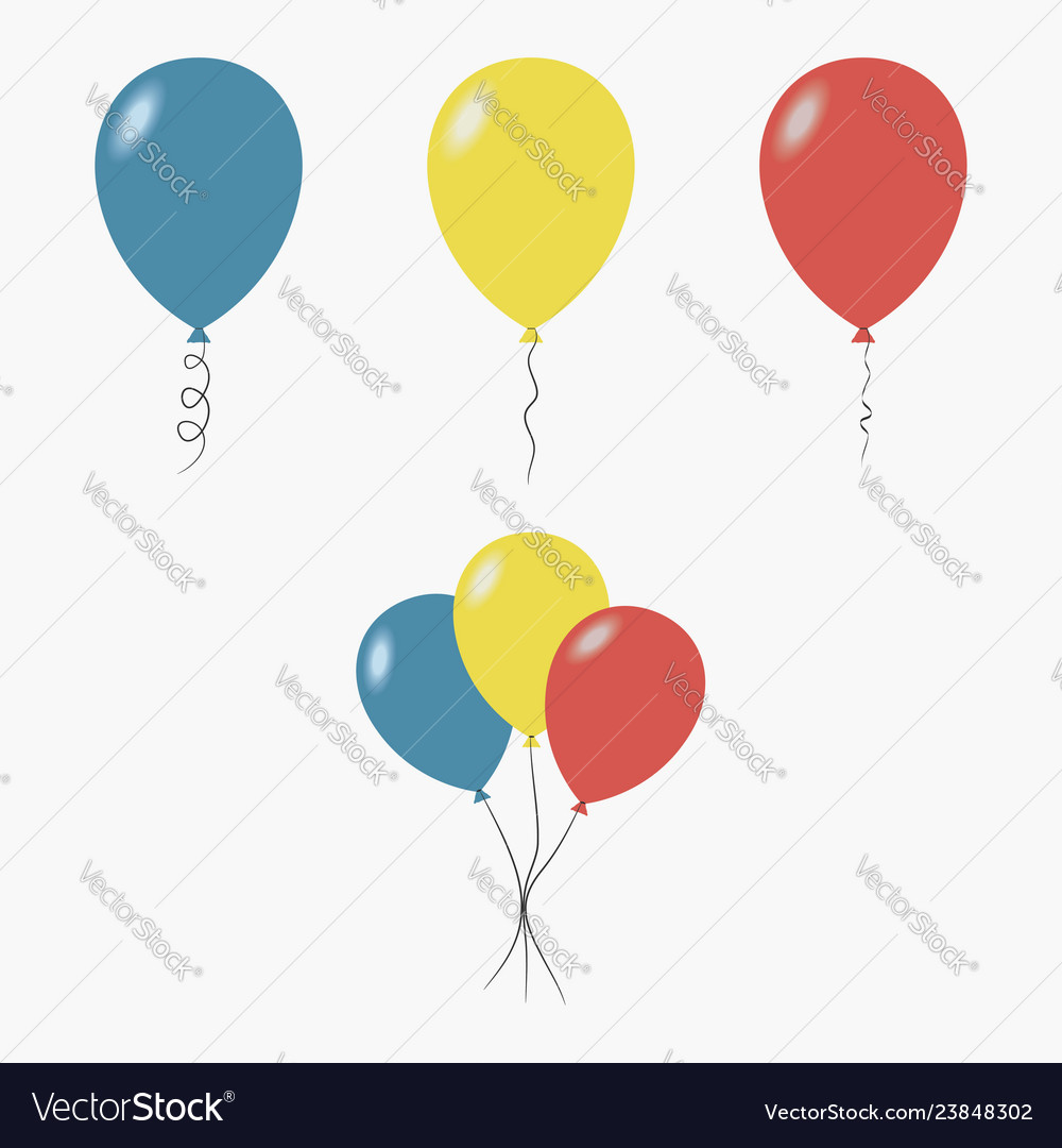 Balloons Royalty Free Vector Image - VectorStock