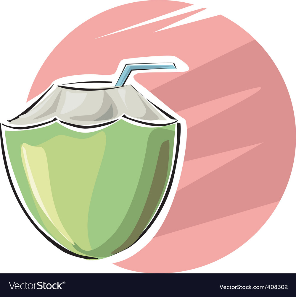 Coconut Royalty Free Vector Image - VectorStock