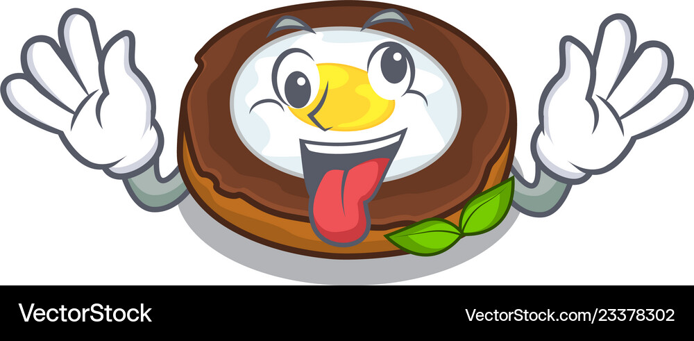 Crazy scotch eggs at the mascot bowl Royalty Free Vector