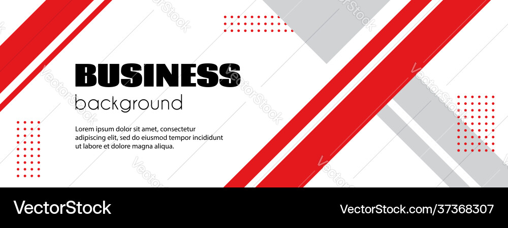 Abstract business background minimal long banner Vector Image