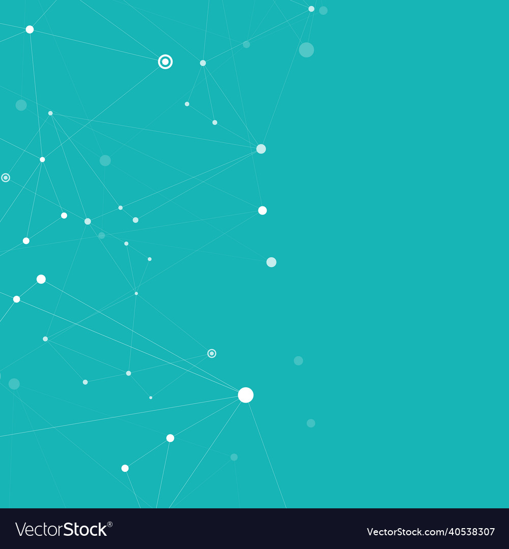 Abstract Connection Structure Snd Science Vector Image
