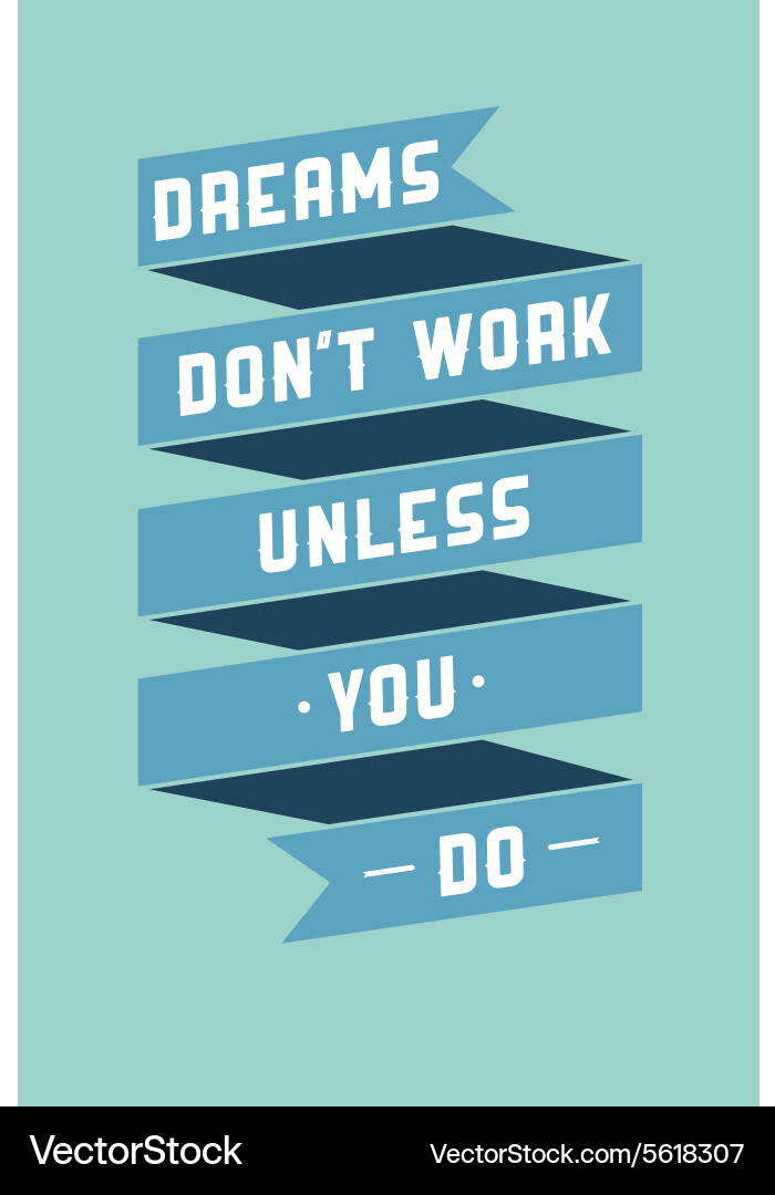 Art poster with motivational phrases Royalty Free Vector