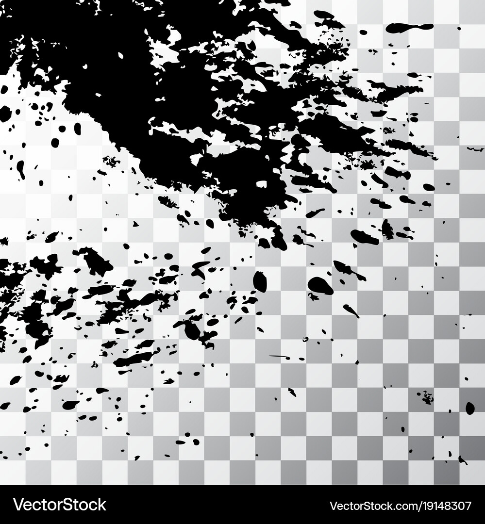Black ink paint explosion splatter artistic cover Vector Image