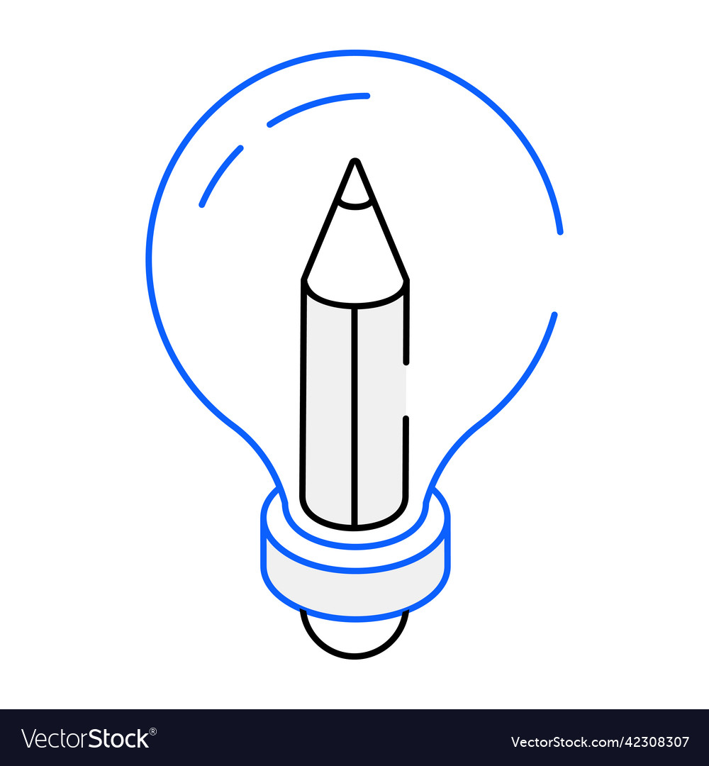Creative writing Royalty Free Vector Image - VectorStock
