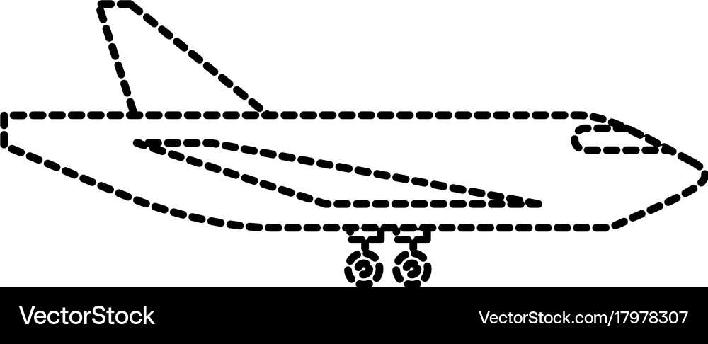 Delivery cargo airplane logistic transport Vector Image