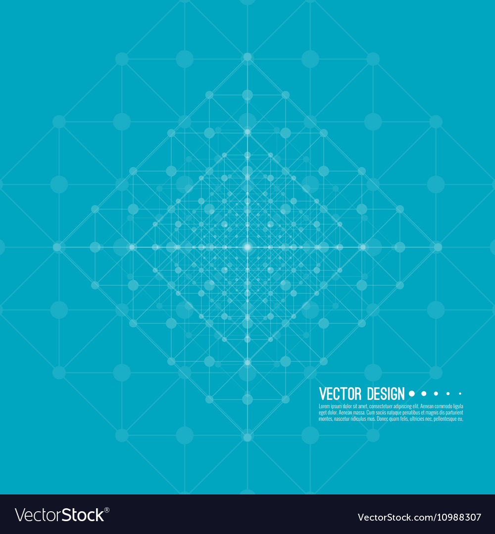 Virtual abstract background Royalty Free Vector Image