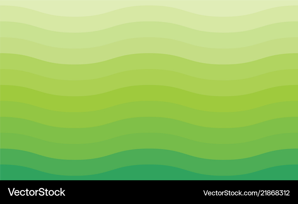 Green wave background Royalty Free Vector Image