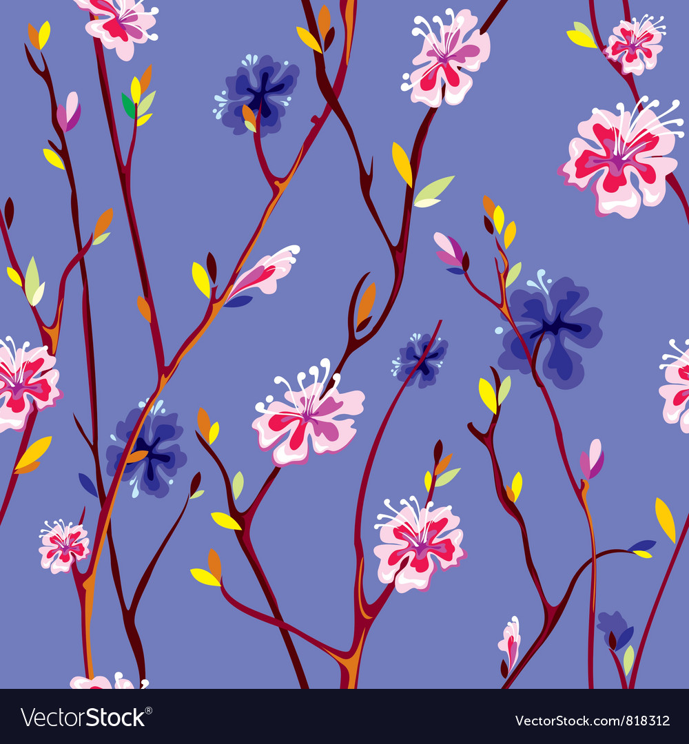 Spring flower background Royalty Free Vector Image