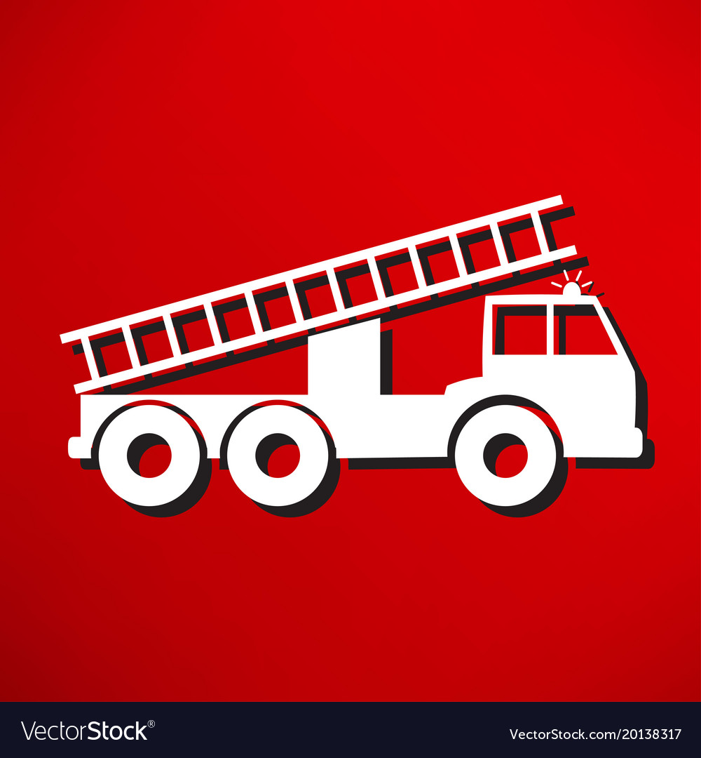 A fire engine Royalty Free Vector Image - VectorStock