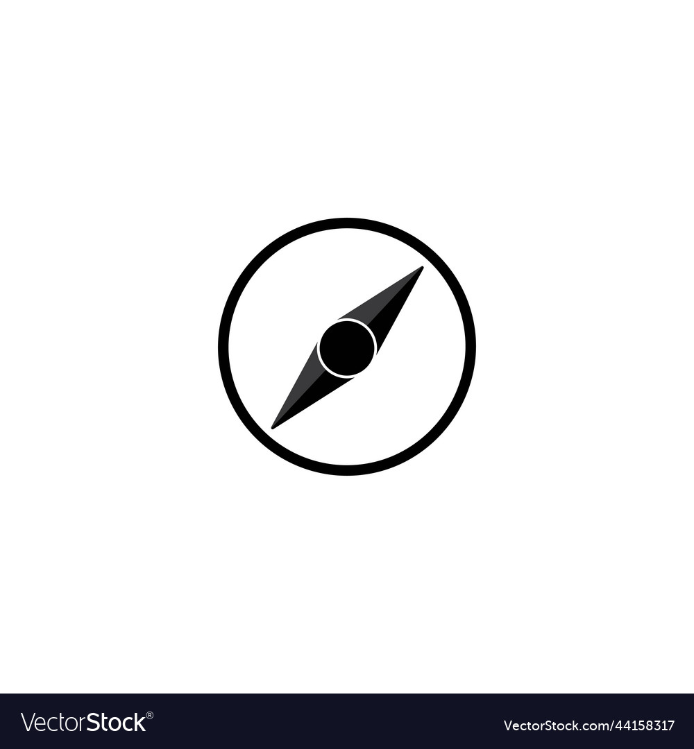 Compass icon logo Royalty Free Vector Image - VectorStock