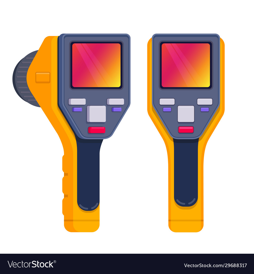 Thermal imaging camera Royalty Free Vector Image