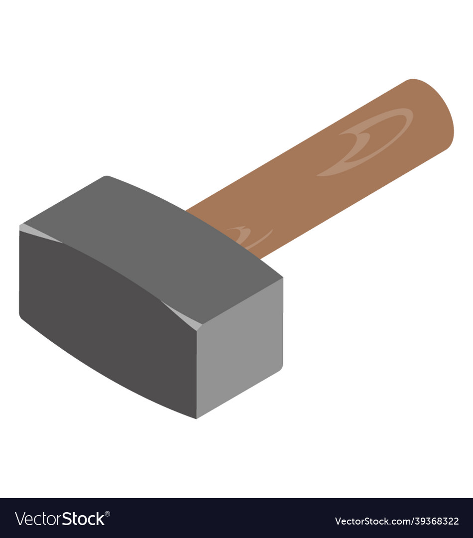 Sledge hammer Royalty Free Vector Image - VectorStock