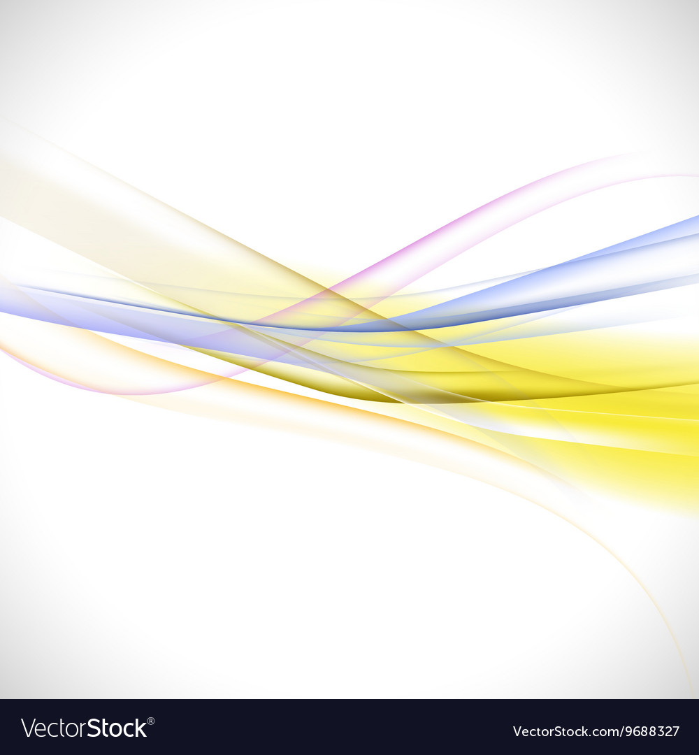 Abstract elegant colorful curve background Vector Image