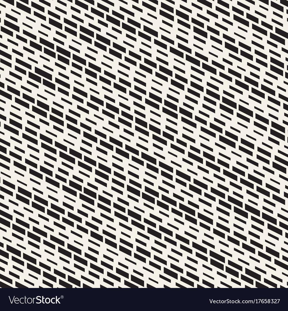Black and white irregular dashed lines pattern Vector Image