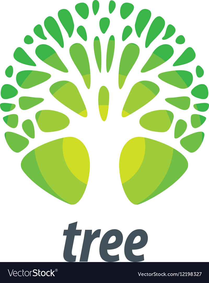 Logo tree Royalty Free Vector Image - VectorStock
