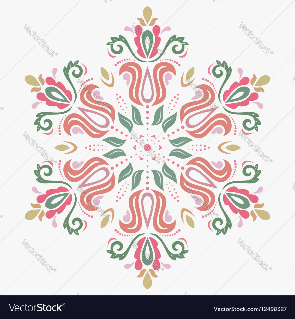 Oriental abstract pattern Royalty Free Vector Image