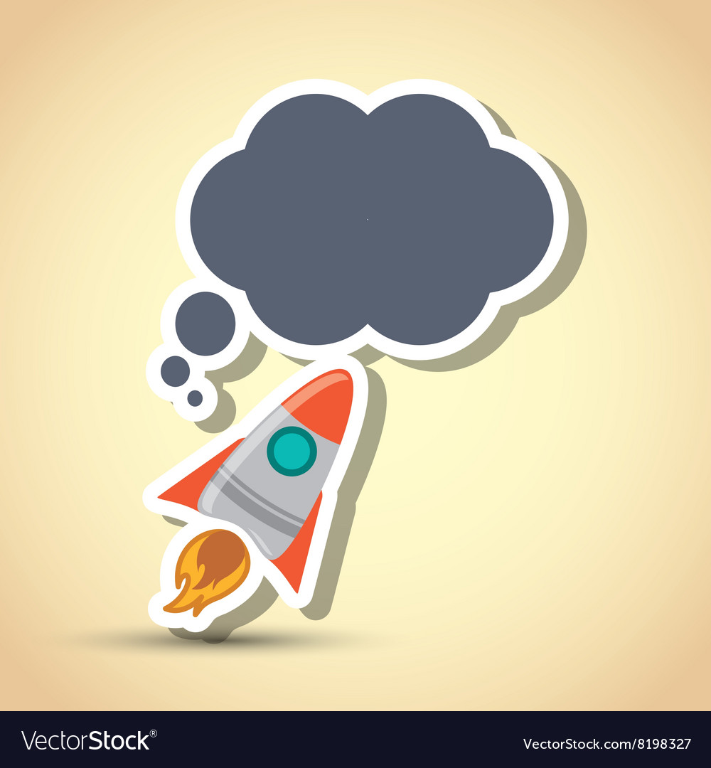 Rocket icon design Royalty Free Vector Image - VectorStock