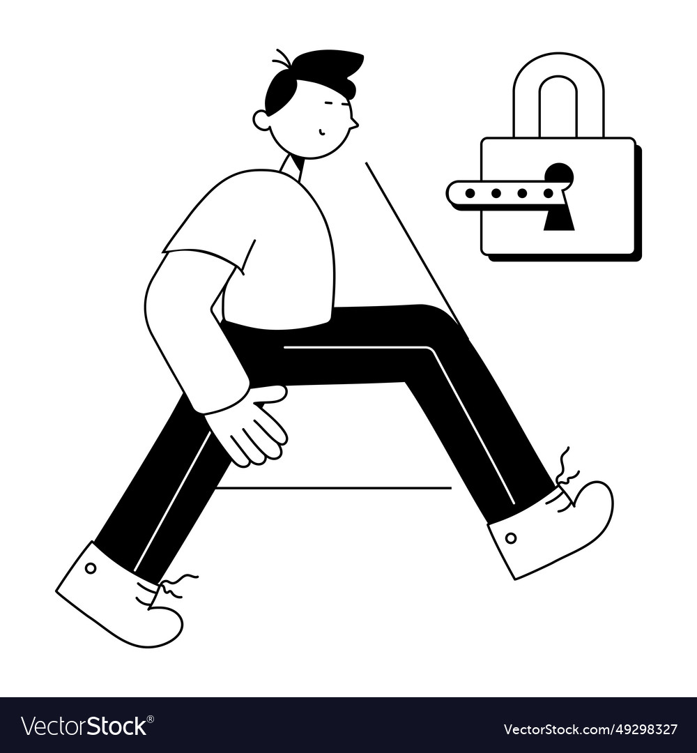 User password Royalty Free Vector Image - VectorStock