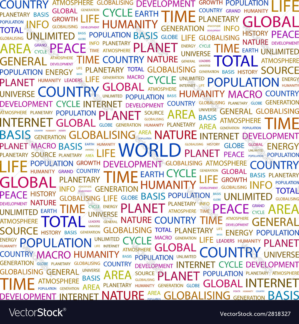 World Royalty Free Vector Image - VectorStock