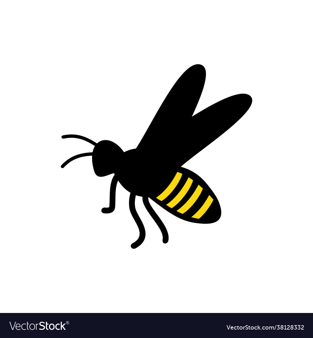 Bee design Royalty Free Vector Image - VectorStock