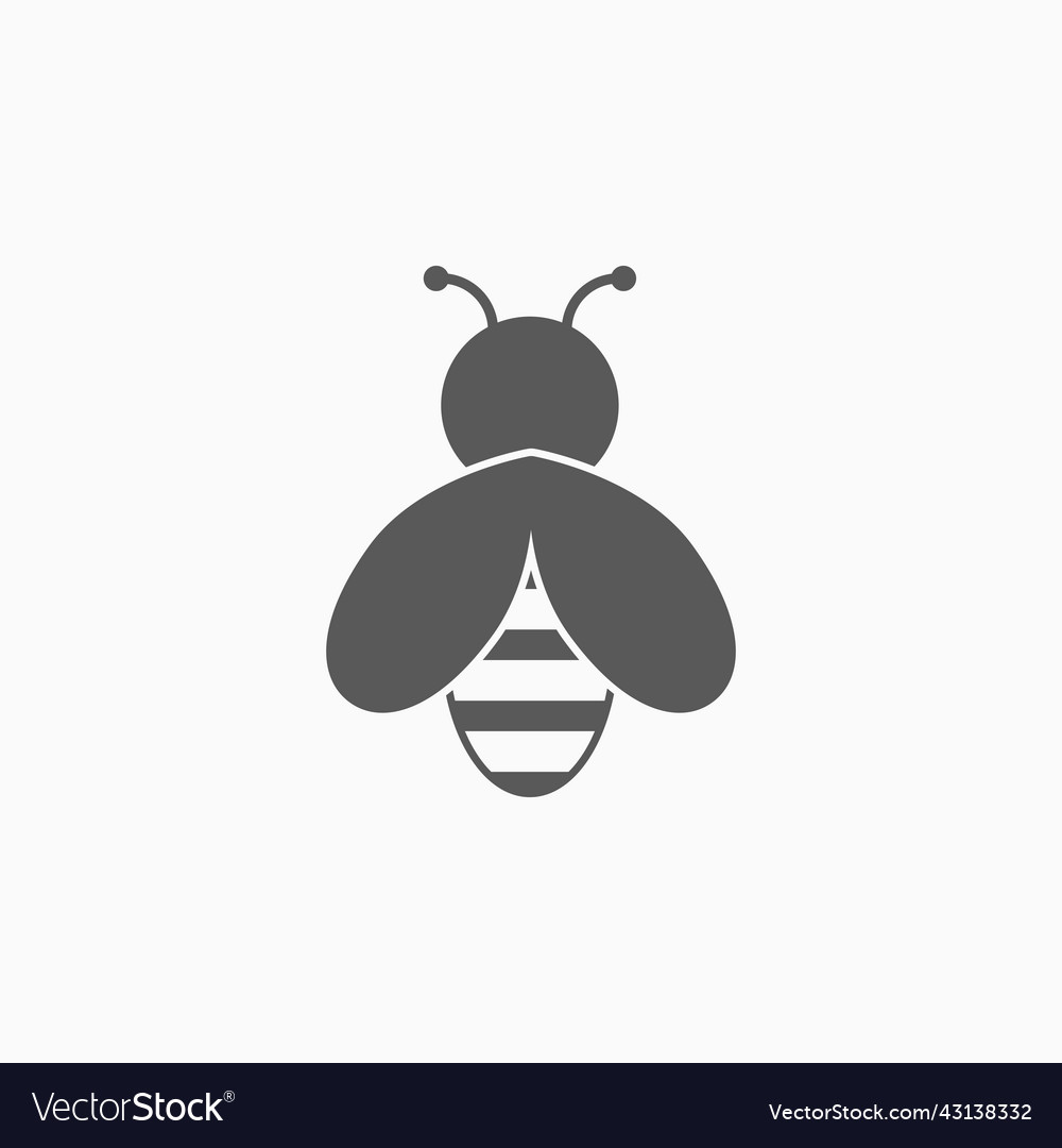 Bee icon Royalty Free Vector Image - VectorStock