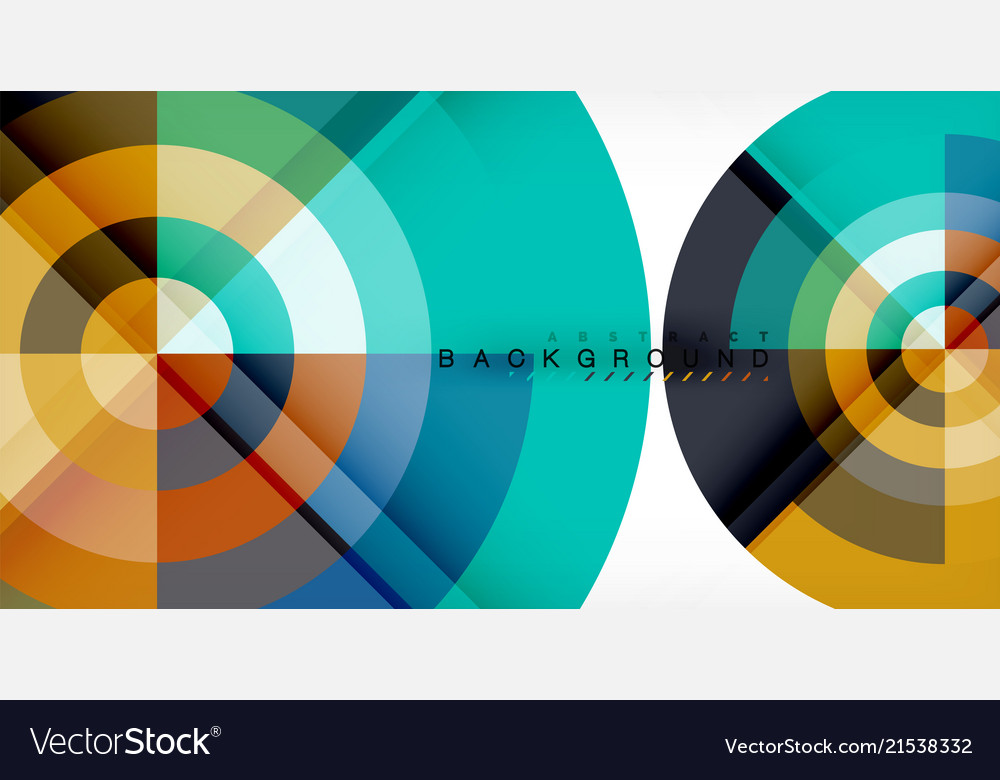 Circle abstract background Royalty Free Vector Image