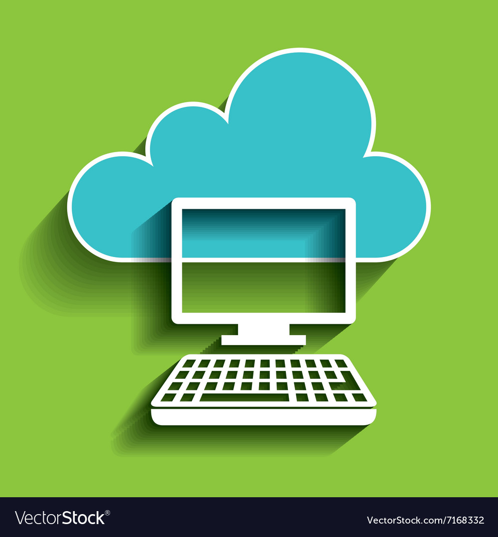 Computers concept design Royalty Free Vector Image