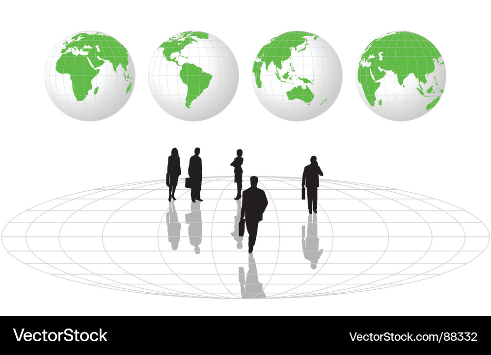 Globes Royalty Free Vector Image - VectorStock