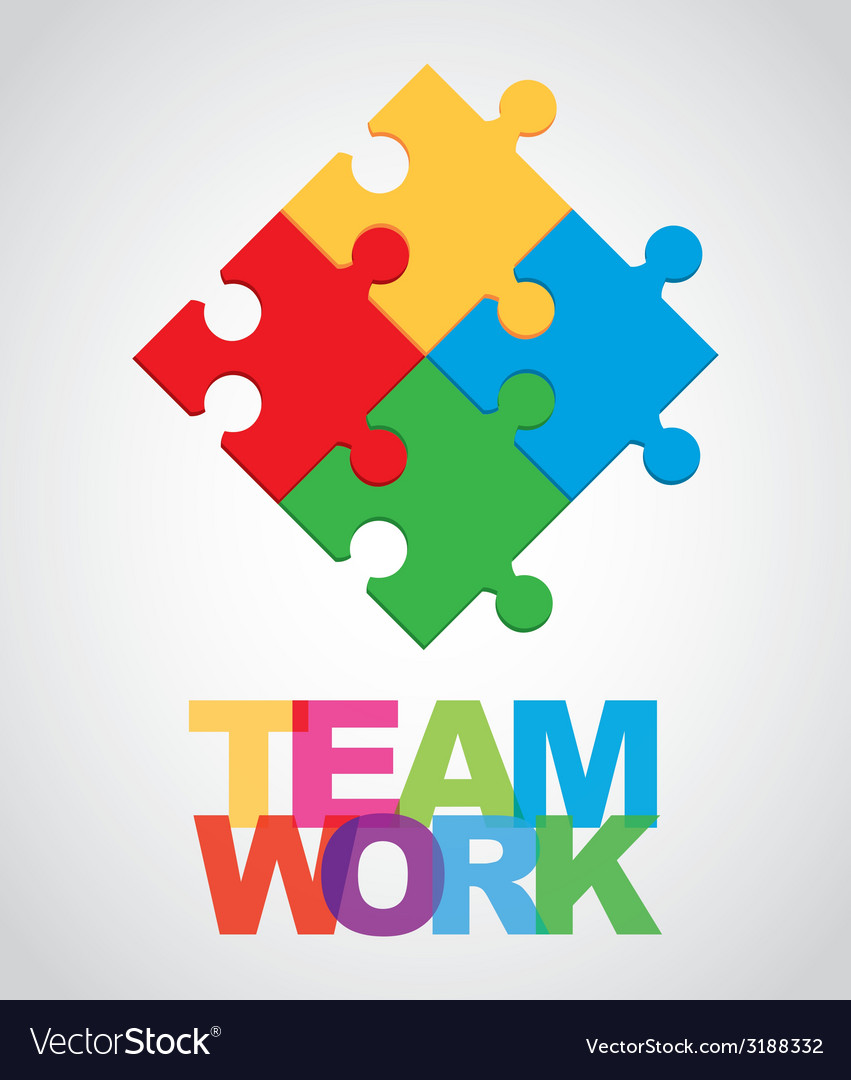 Teamwork design Royalty Free Vector Image - VectorStock
