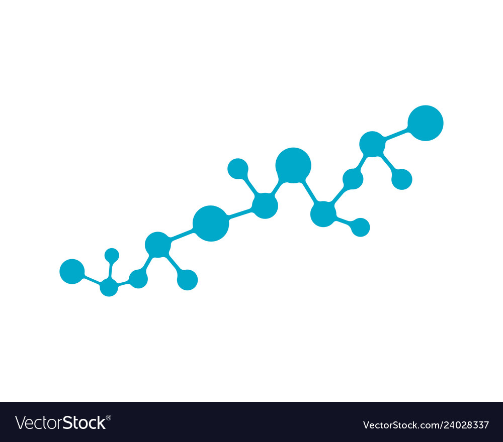 Molecule design Royalty Free Vector Image - VectorStock