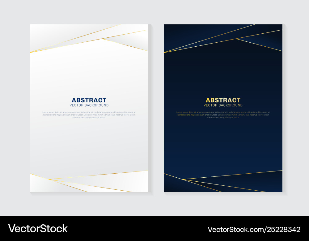 Cover brochure template header and footers Vector Image