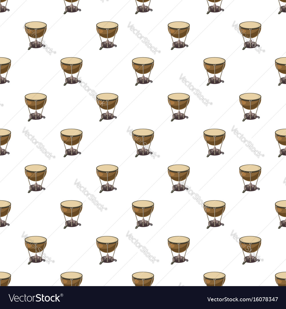 Drum pattern Royalty Free Vector Image - VectorStock