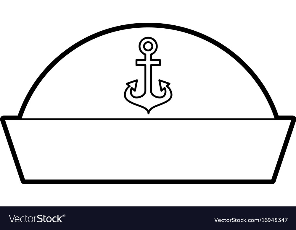 Sailor Hat Paper Crown COLOR YOUR OWN Marine Hat Printable Sailor Hat 