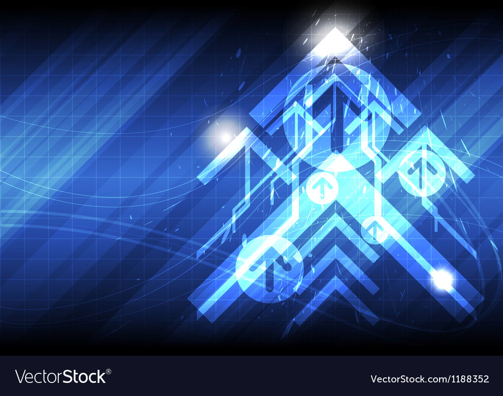 Abstract arrow background Royalty Free Vector Image