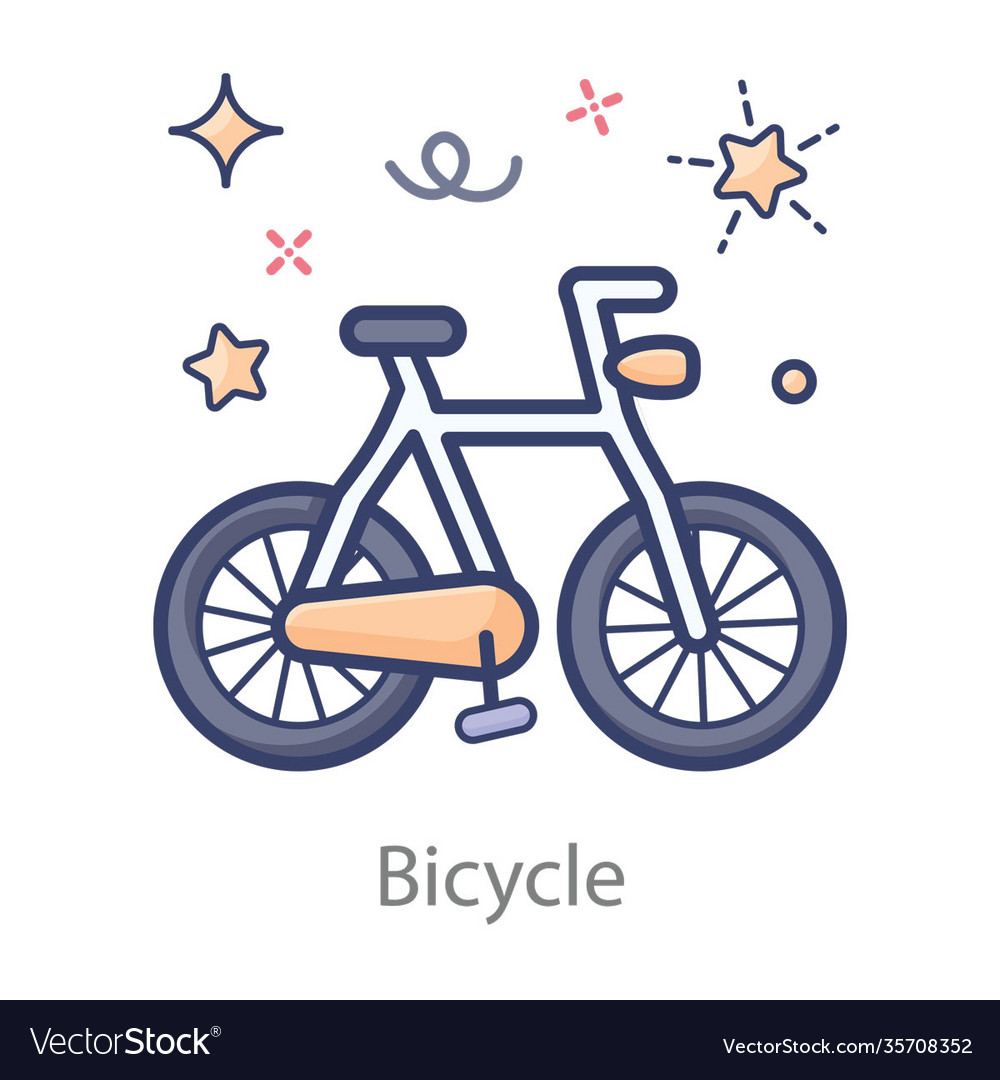 Bicycle Royalty Free Vector Image - VectorStock