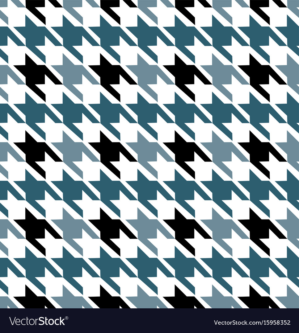Hounds tooth seamless pattern Royalty Free Vector Image