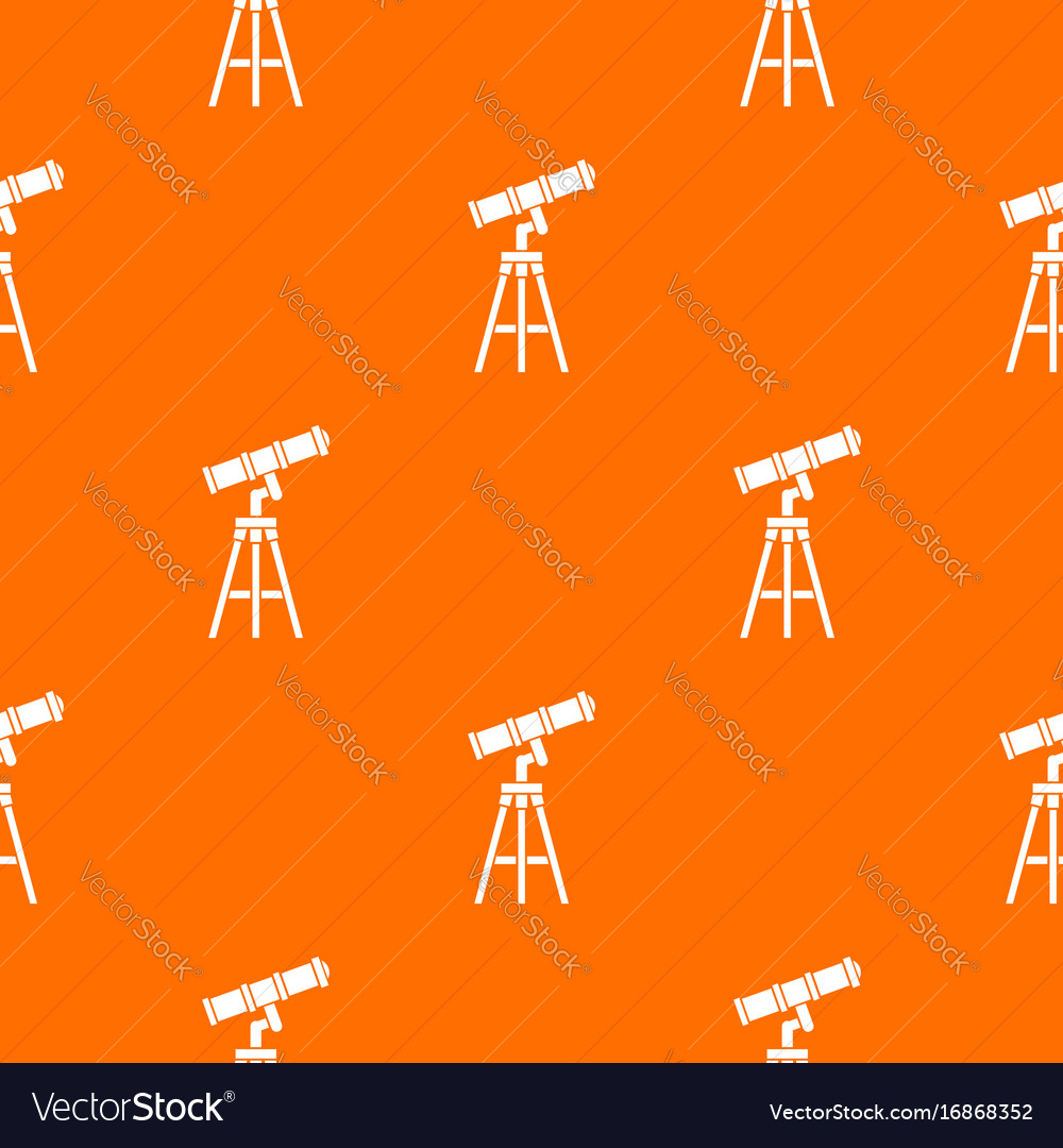 Telescope pattern seamless Royalty Free Vector Image