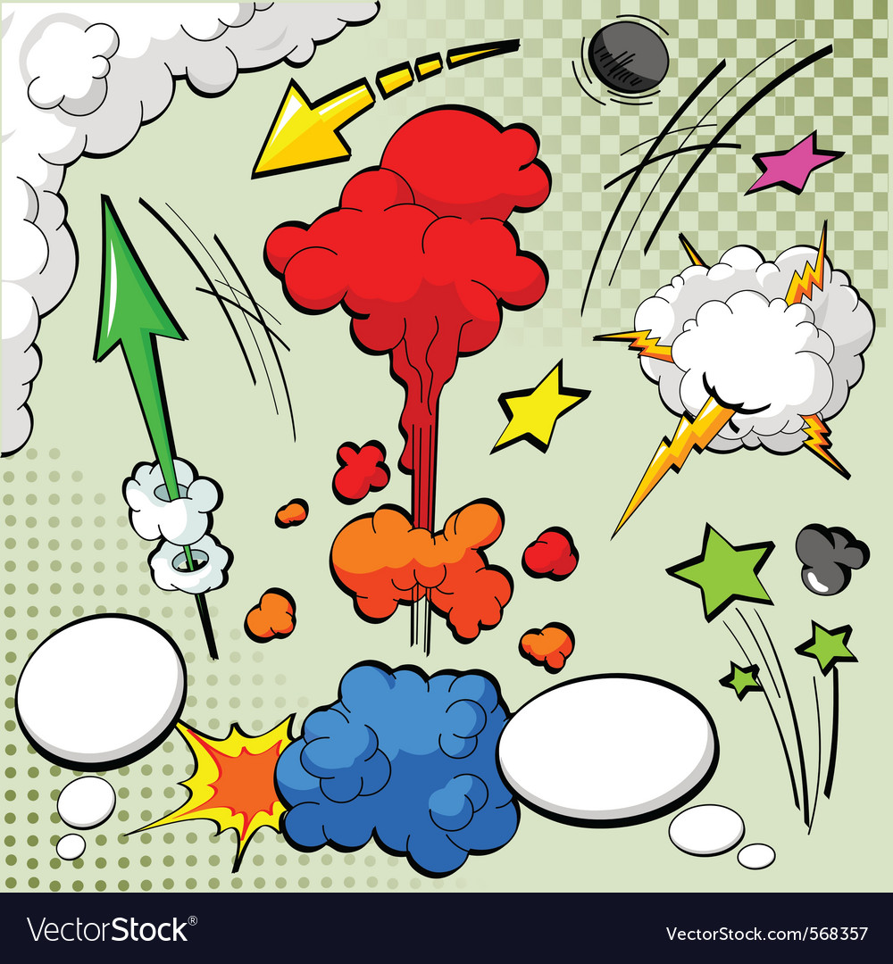 Comic book design Royalty Free Vector Image - VectorStock