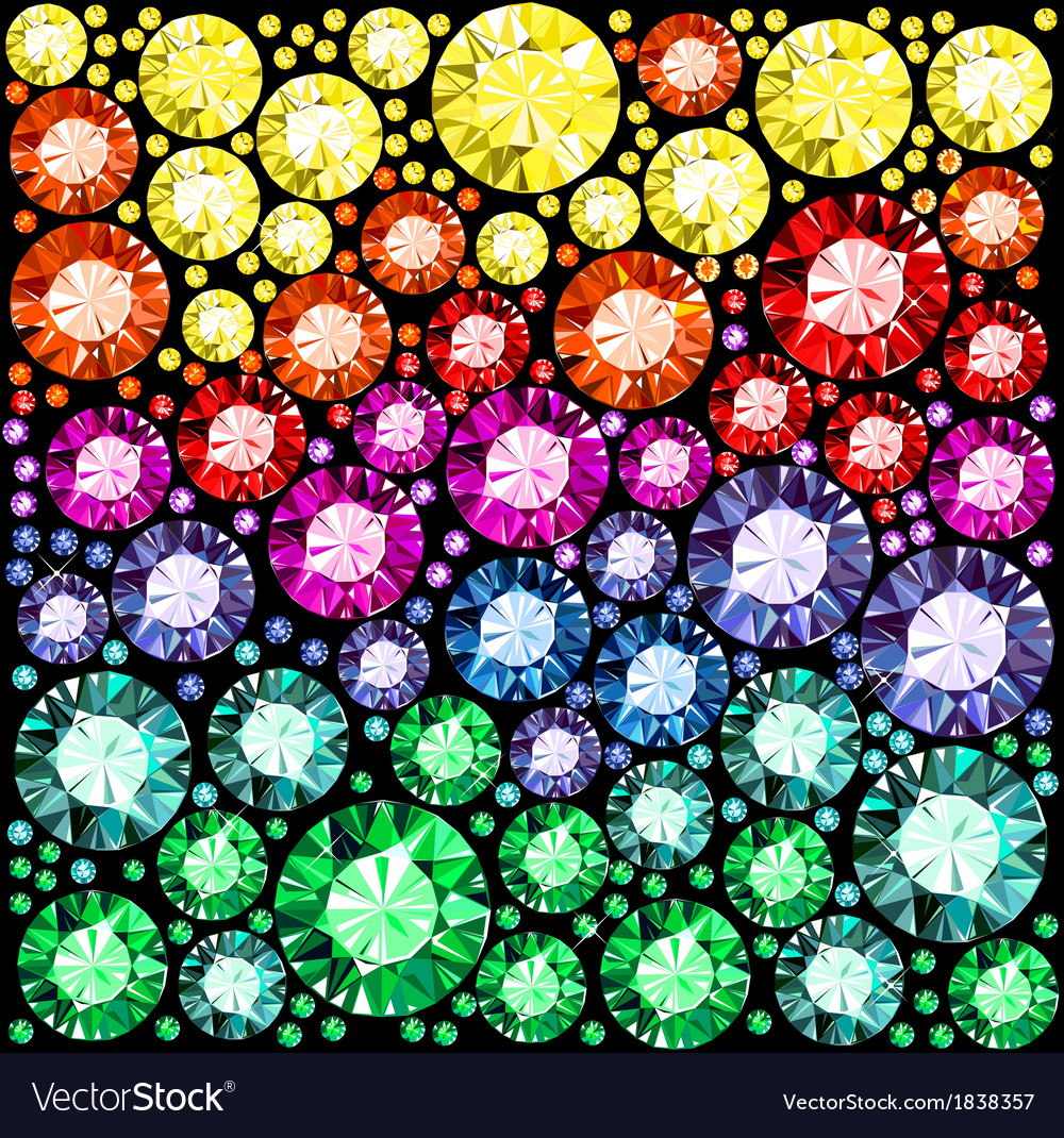 Gem background Royalty Free Vector Image - VectorStock