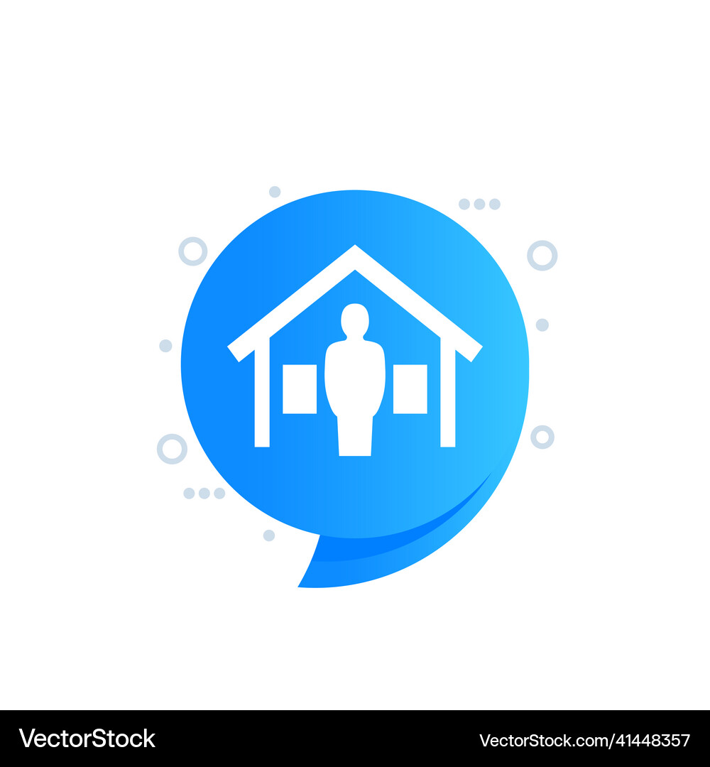 Landlord house owner icon Royalty Free Vector Image