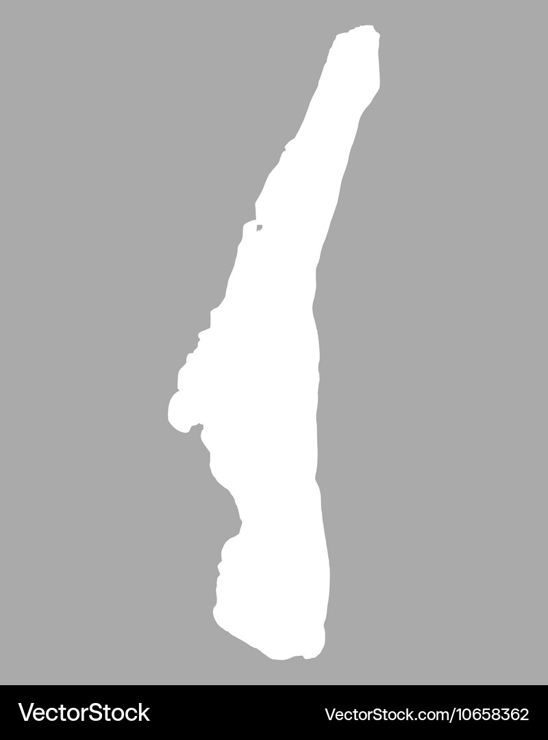 Map of lake starnberg Royalty Free Vector Image
