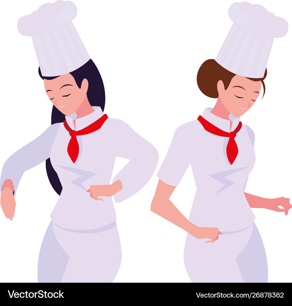 People chef food preparation cooking Royalty Free Vector